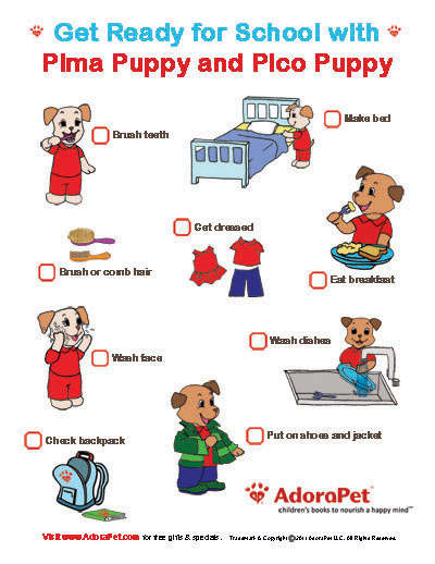 Getting Ready For School Kids Checklist Pictures Photos And Images 