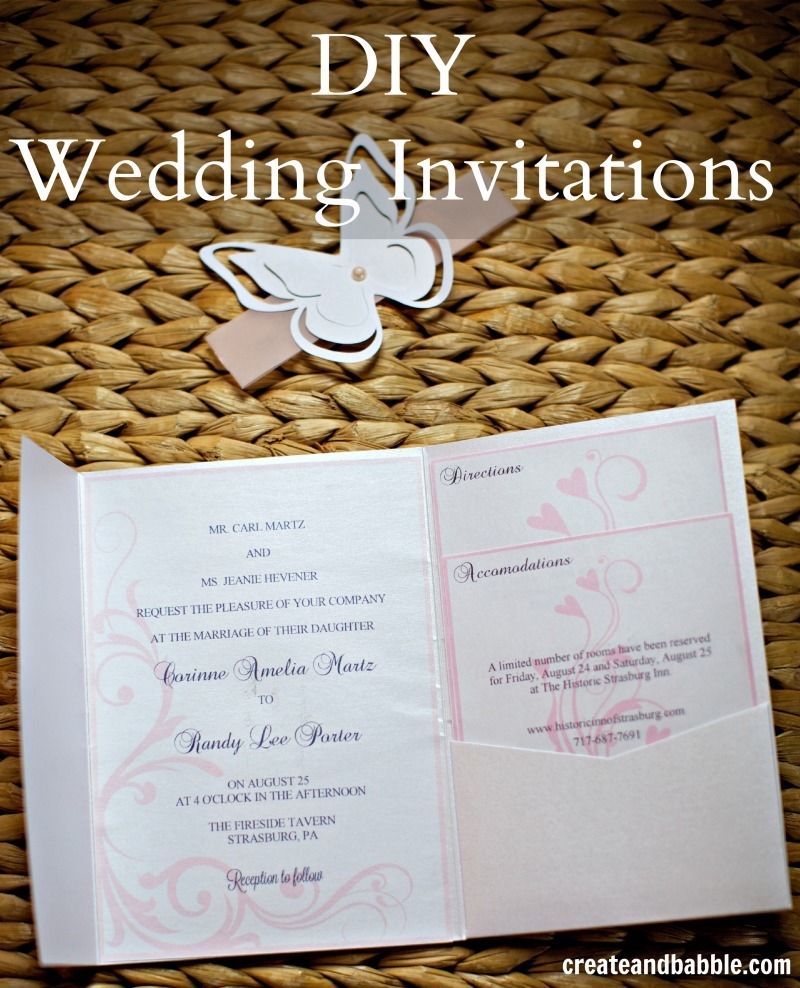 DIY Wedding Invitations Pictures Photos And Images For Facebook 