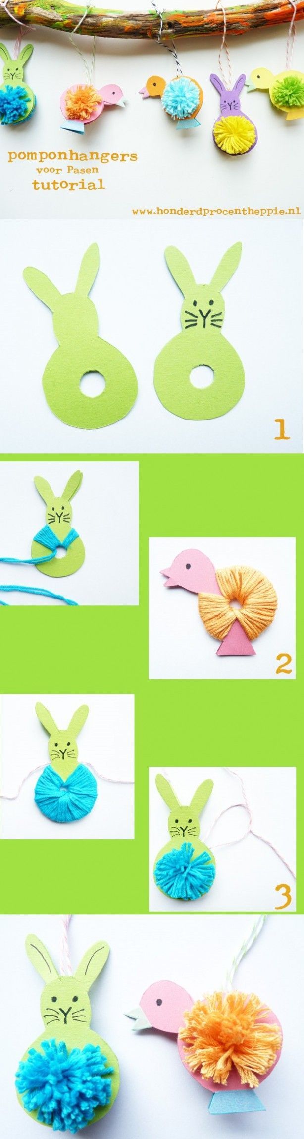 Easter Pom Poms Tutorial Pictures, Photos, and Images for Facebook ...