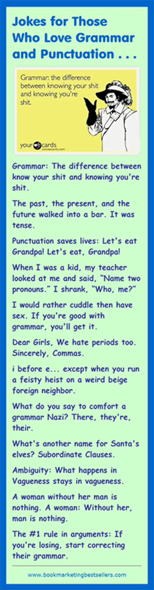 Jokes For Those Who Love Grammar And Punctuation Pictures, Photos, and ...