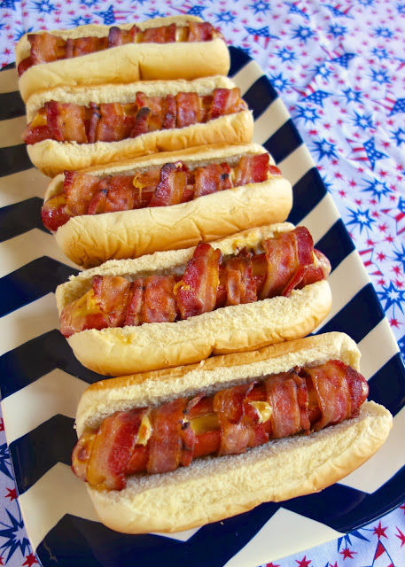 Cheesy Bacon Wrapped Hot Dogs Pictures Photos And Images For Facebook 