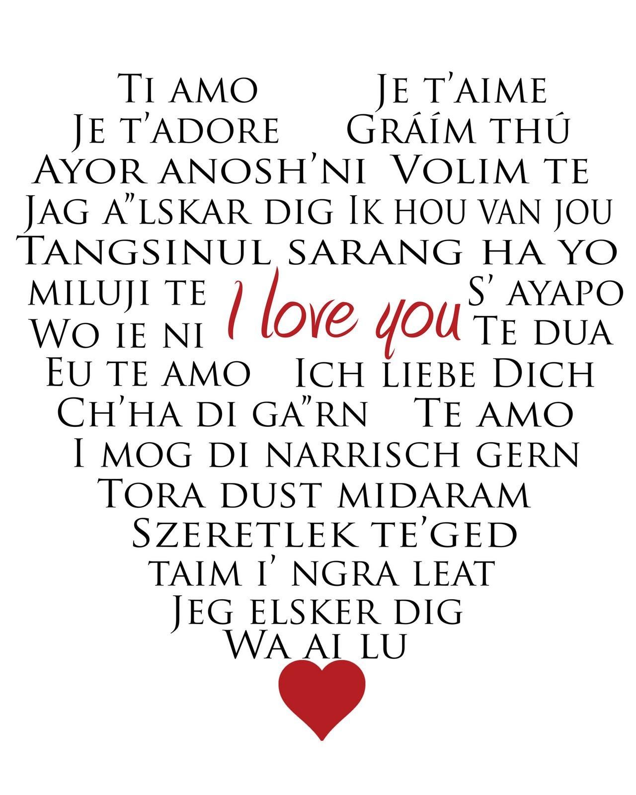 I Love You In All Languages Pictures Photos And Images For Facebook 