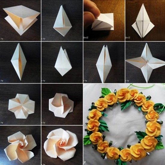Origami Twisty Rose Tutorial Pictures Photos And Images For Facebook 