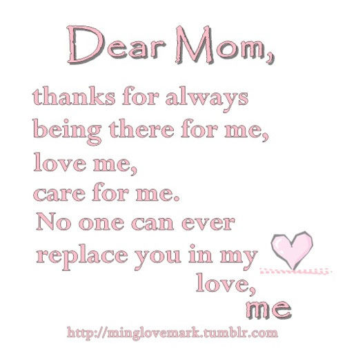 Dear Mom Pictures, Photos, and Images for Facebook, Tumblr, Pinterest ...