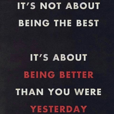 Its About Being Better Than You Were Yesterday Pictures, Photos, and ...
