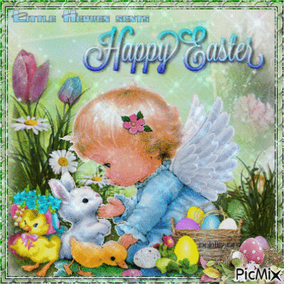 Baby Angel Happy Easter Pictures, Photos, and Images for Facebook, Tumblr, Pinterest, and Twitter