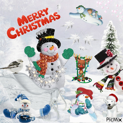 Snowman Merry Christmas Gif Pictures, Photos, and Images for Facebook ...
