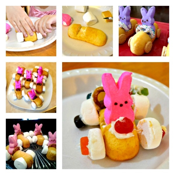 How To Make Race Car Easter Bunnies From Twinkies
