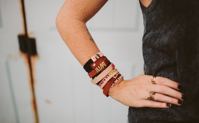 Leather Embroidered Bracelet Tutorial Pictures Photos And Images For