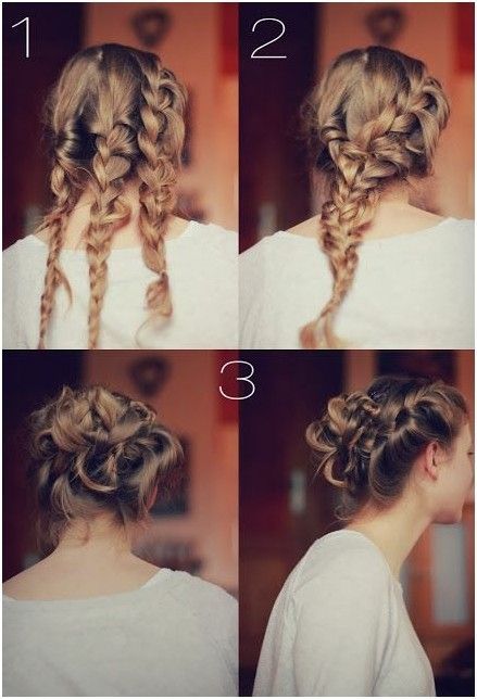 Braided Messy Bun Tutorial