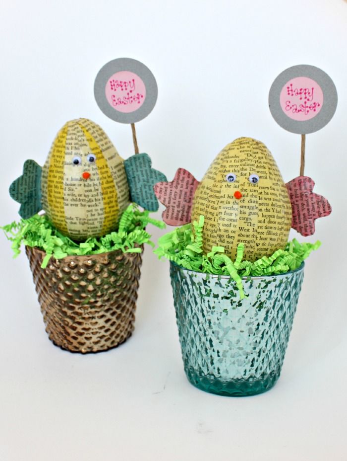 DIY Book Page Easter Egg Chicks Pictures, Photos, and Images for Facebook, Tumblr, Pinterest ...