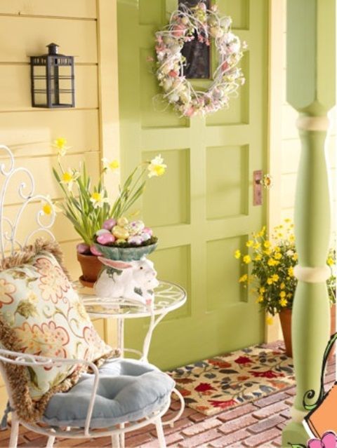 Cute Easter Decorated Front Entrance Pictures, Photos, and Images for ...