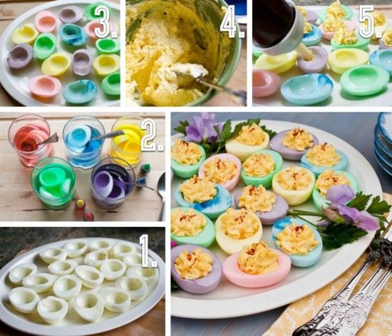 Rainbow Deviled Eggs Recipe Pictures, Photos, and Images for Facebook, Tumblr, Pinterest, and ...