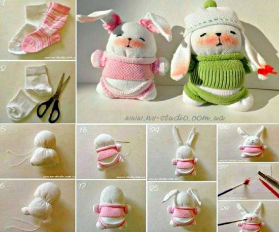 DIY Adorable Sock Bunnies Pictures, Photos, and Images for Facebook ...