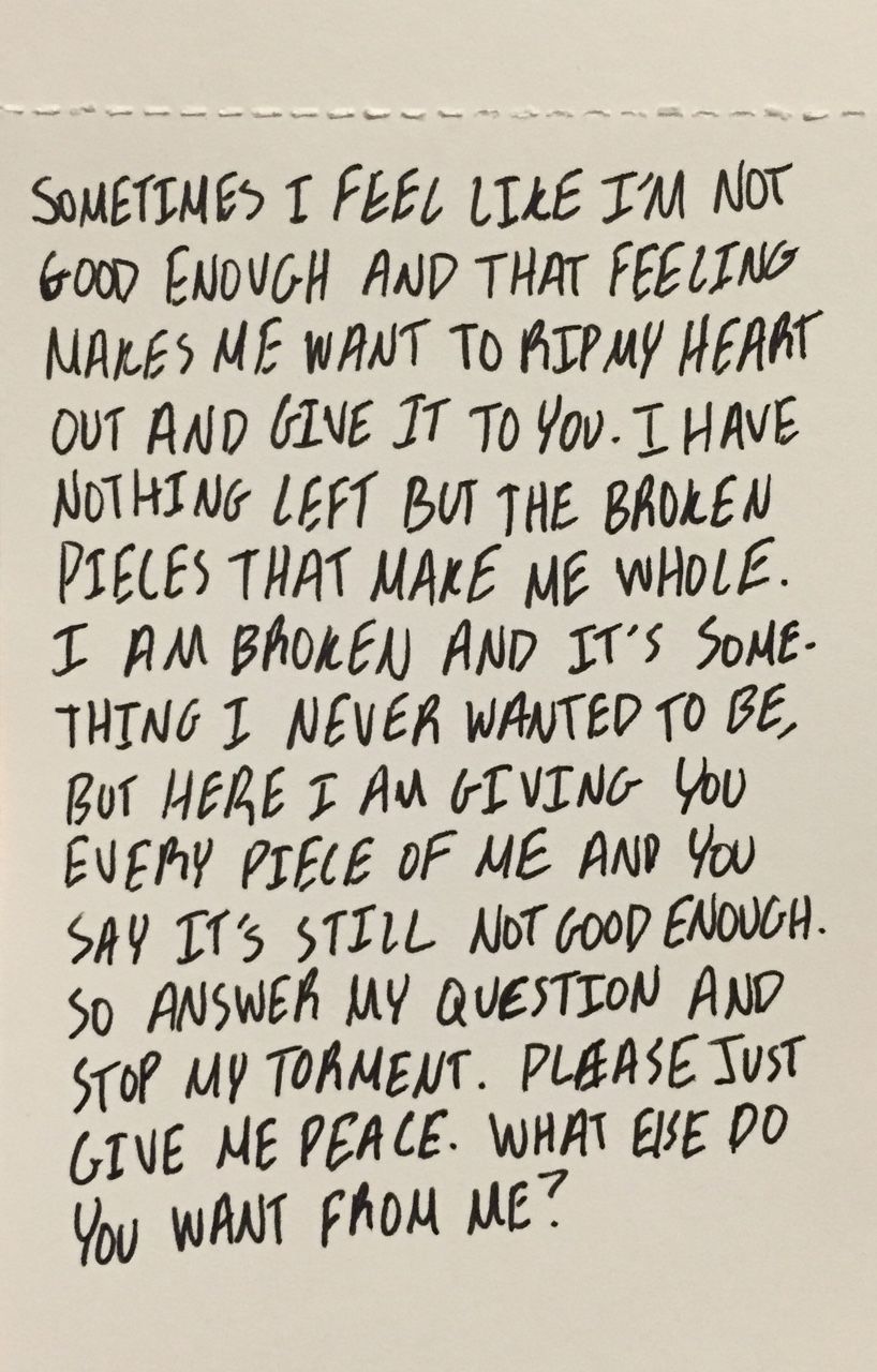 Sometimes I Feel Not Good Ebough Pictures, Photos, and Images for ...