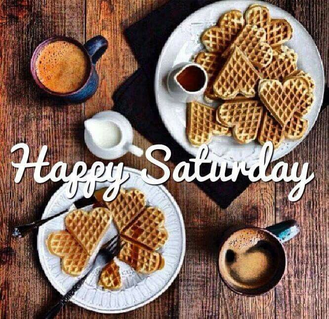 Happy Saturday With Heart Waffles Pictures, Photos, and Images for ...