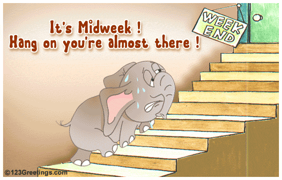 It's Midweek! Hang On You're Almost There! Pictures, Photos, and Images ...