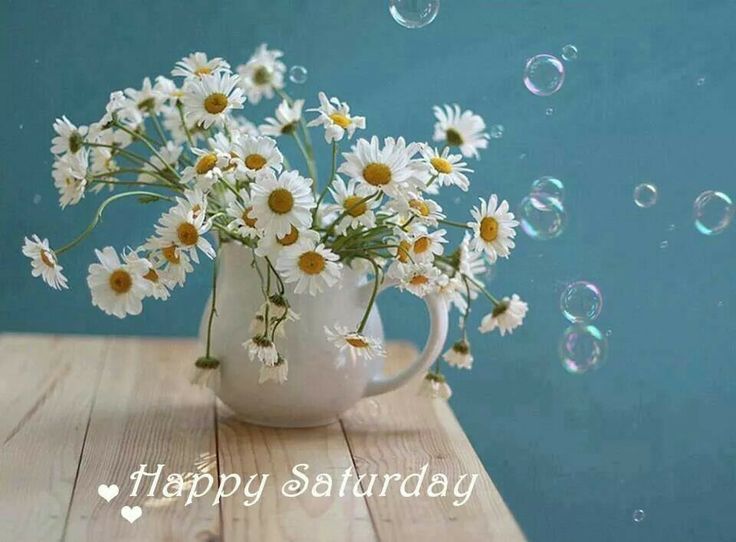 Happy Satursay Flowers And Bubbles Pictures, Photos, and Images for ...