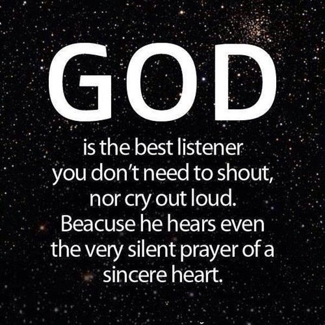 God Is The Best Listener Pictures, Photos, and Images for Facebook ...
