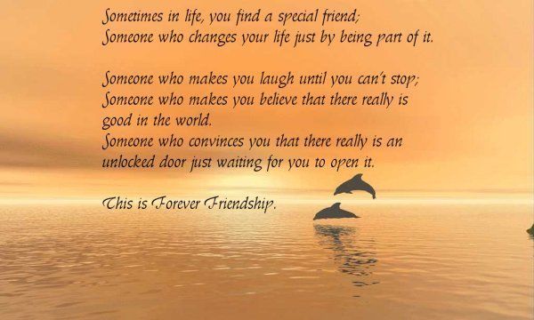 Sometimes In Life You Find A Special Friend... Pictures, Photos, and ...