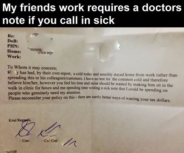 dr-note-for-patient-who-called-in-sick-pictures-photos-and-images-for