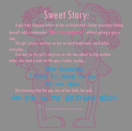 Cute Short Love Stories Tumblr