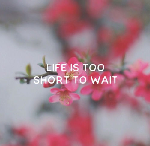 Life Is Too Short To Wait Pictures, Photos, and Images for Facebook ...