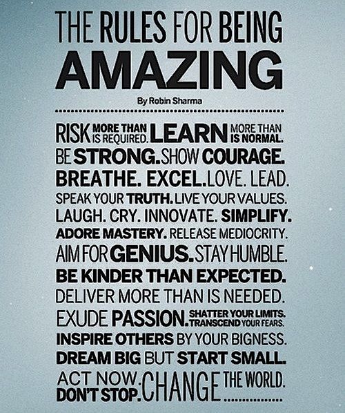 The Rules For Being Amazing Pictures, Photos, and Images for Facebook ...