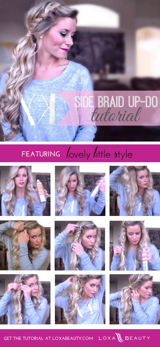 DIY Side Braid Up Do Tutorial Pictures, Photos, and Images for Facebook ...