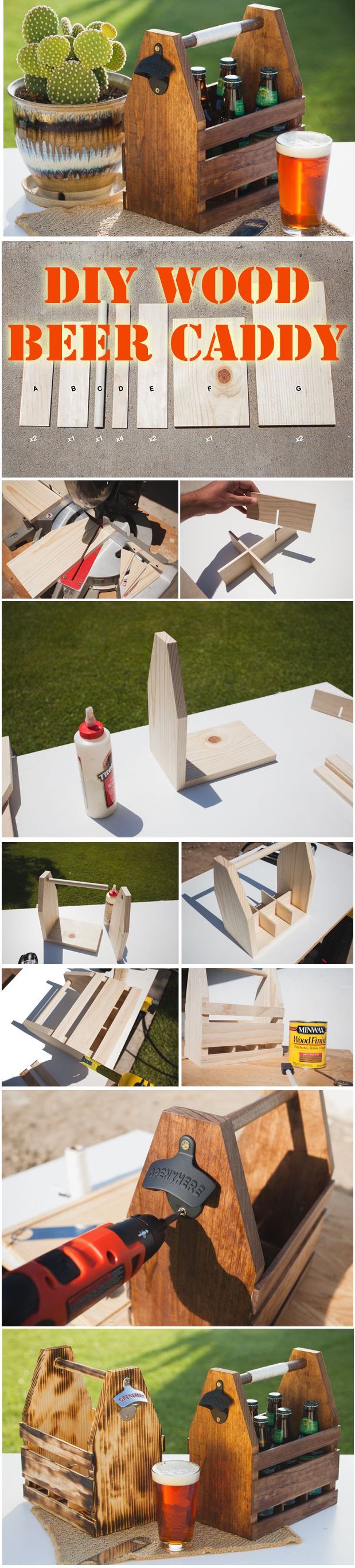 DIY Wood Beer Caddy Pictures, Photos, and Images for Facebook, Tumblr ...