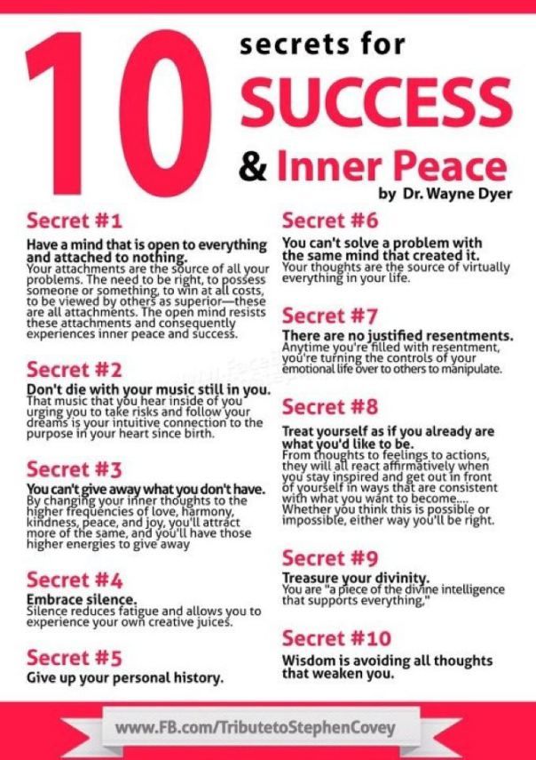 10 Secrets For Success And Inner Peace Pictures, Photos, and Images for ...
