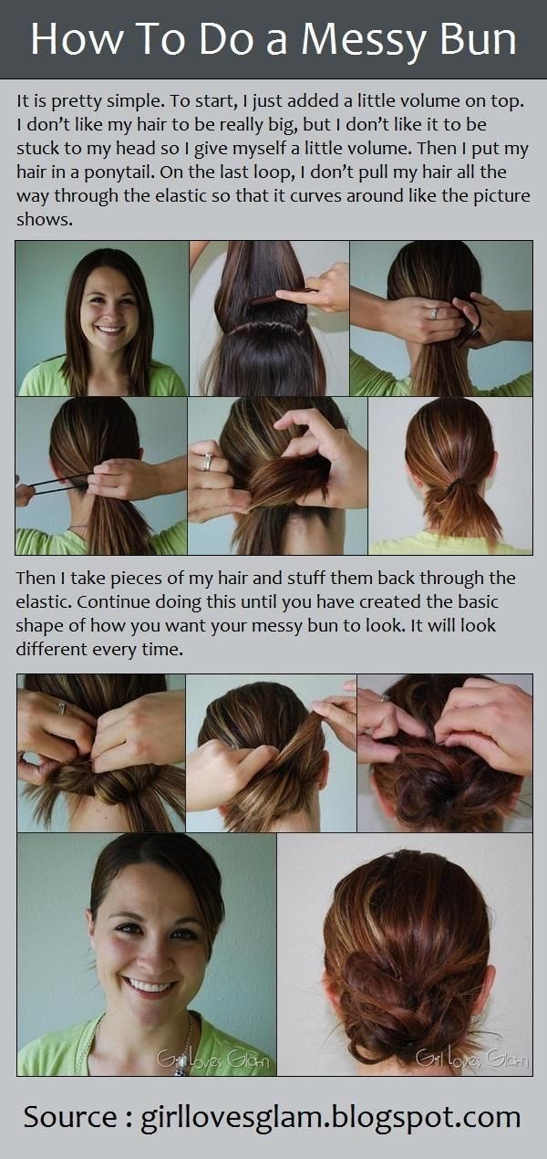 How To Do Messy Bun