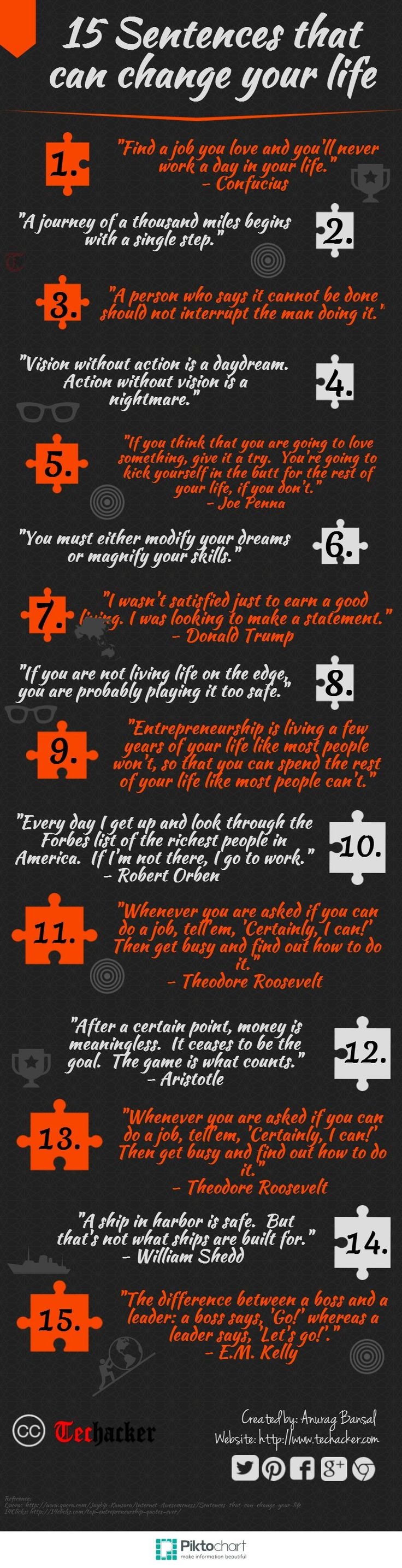 15 Sentences That Can Change Your Life Pictures, Photos, and Images for ...