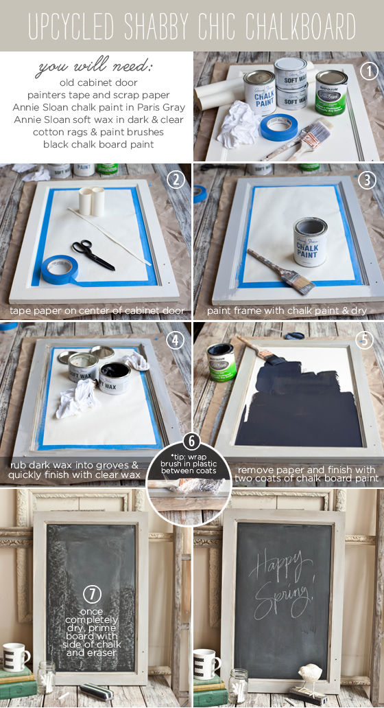 Upcycled Shabby Chic Chalkboard Pictures, Photos, and Images for ...