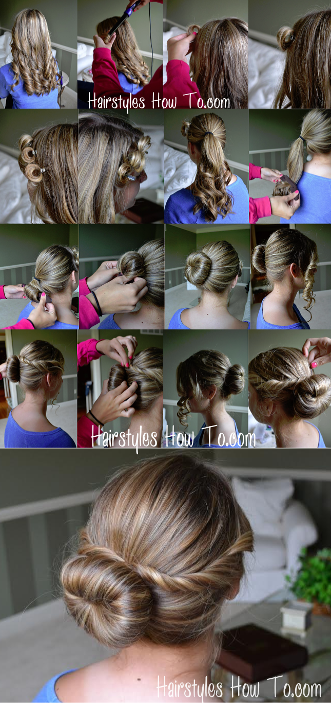 Easy Twist Bun Tutorial Pictures, Photos, and Images for Facebook, Tumblr, Pinterest, and Twitter