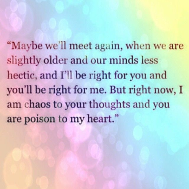 Maybe We'll Meet Again But Right Now... Pictures, Photos, and Images ...