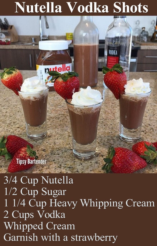 Nutella Vodka Shots Recipe Pictures, Photos, and Images for Facebook ...