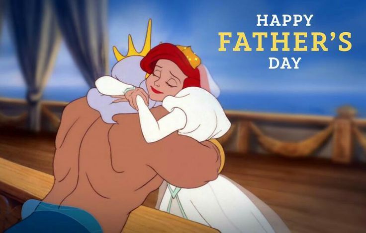 The Little Mermaid Happy Father's Day Image Quote Pictures, Photos, and ...
