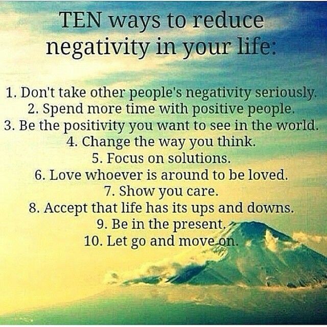 Ten Ways To Reduce Negativity In Your Life Pictures, Photos, and Images ...