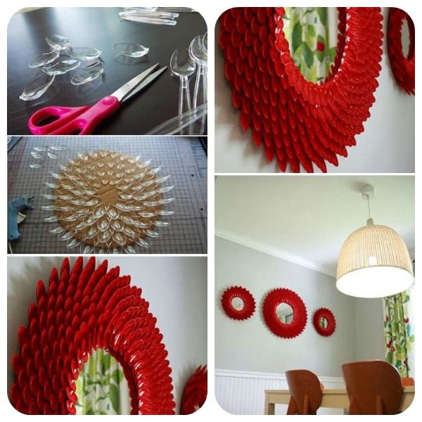 How To Make A Mirror From Plastic Spoons Pictures, Photos, and Images ...