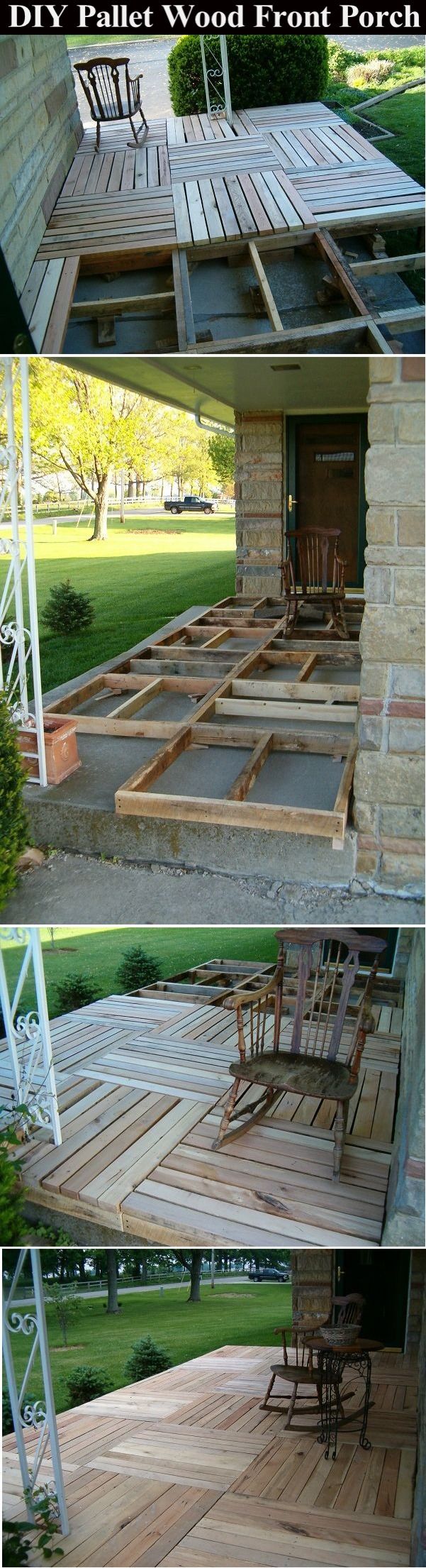 DIY Pallet Wood Front Porch Pictures, Photos, and Images for Facebook ...