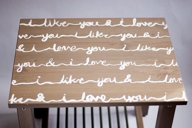 Handwriting Side Table Pictures, Photos, and Images for Facebook ...