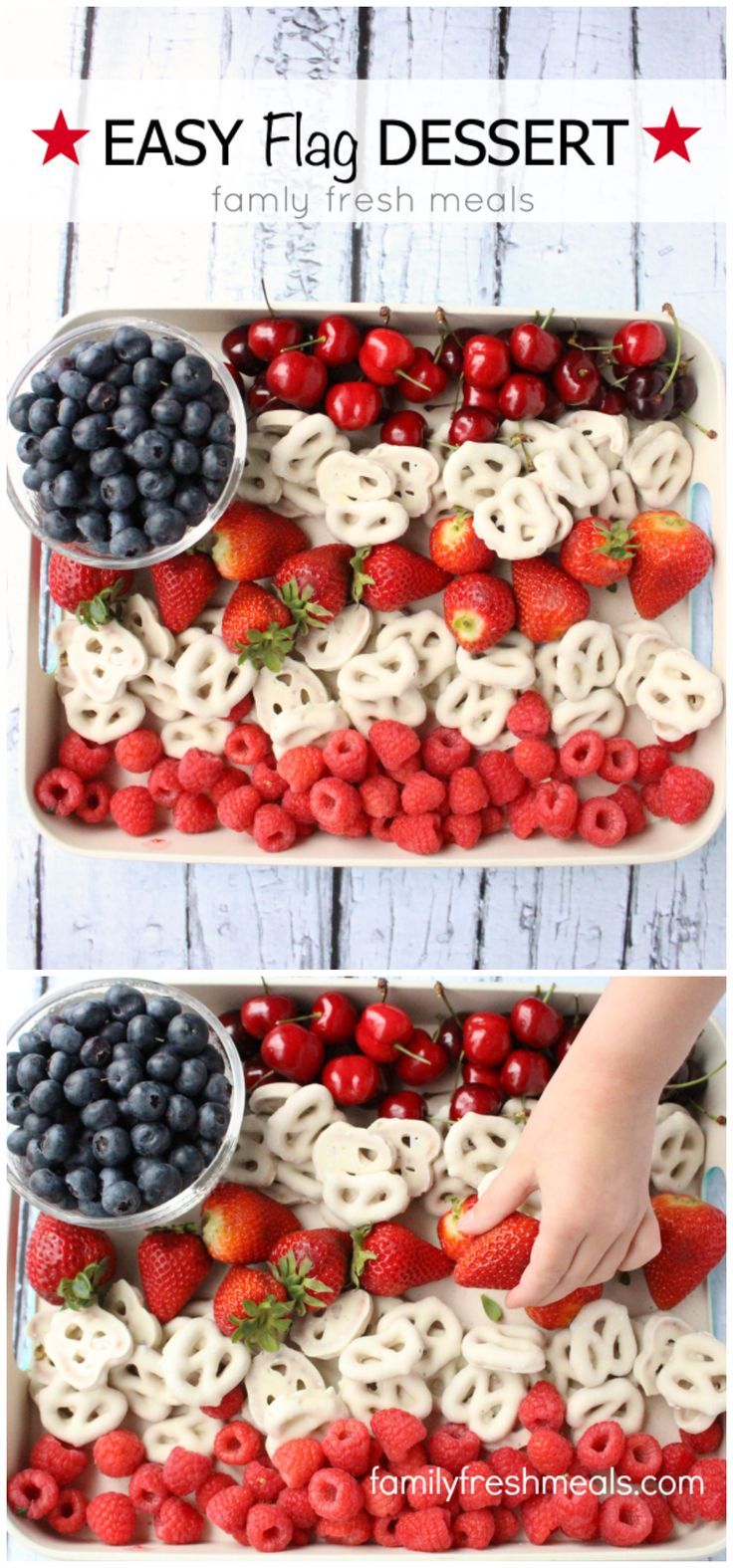 Easy Flag Fruit Dessert. The Perfect Patriotic Dish Pictures, Photos ...
