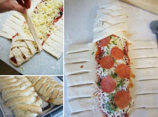 Braided Pizza Calzone Recipe Pictures, Photos, and Images for Facebook ...