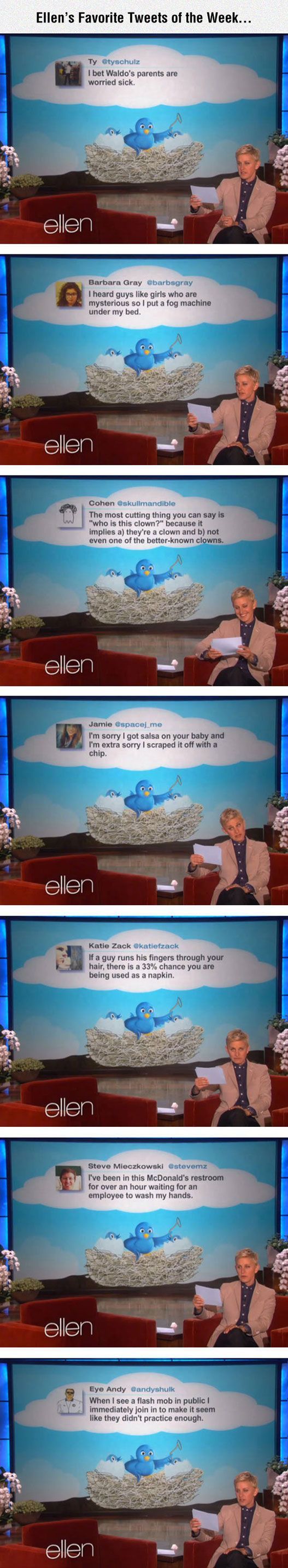 Ellen's Favorite Tweets Of The Week Pictures, Photos, and Images for ...