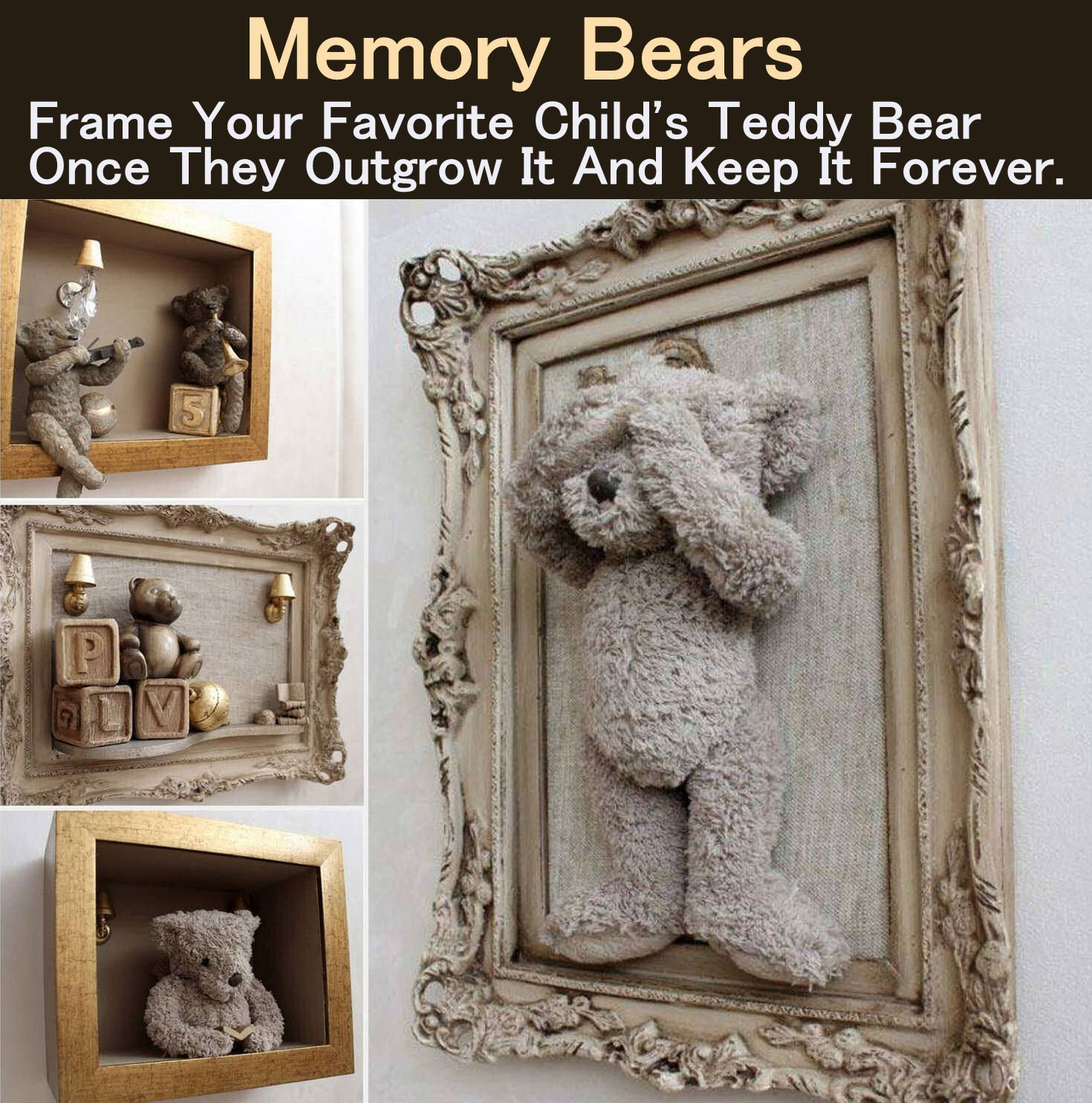 Memory Bears. Frame Your Child's Favorite Bear And Keep It Forever ...