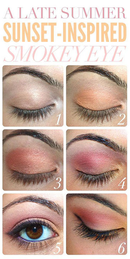 Late Summer Sunset Smokey Eye Makeup Tutorial Pictures, Photos, and ...