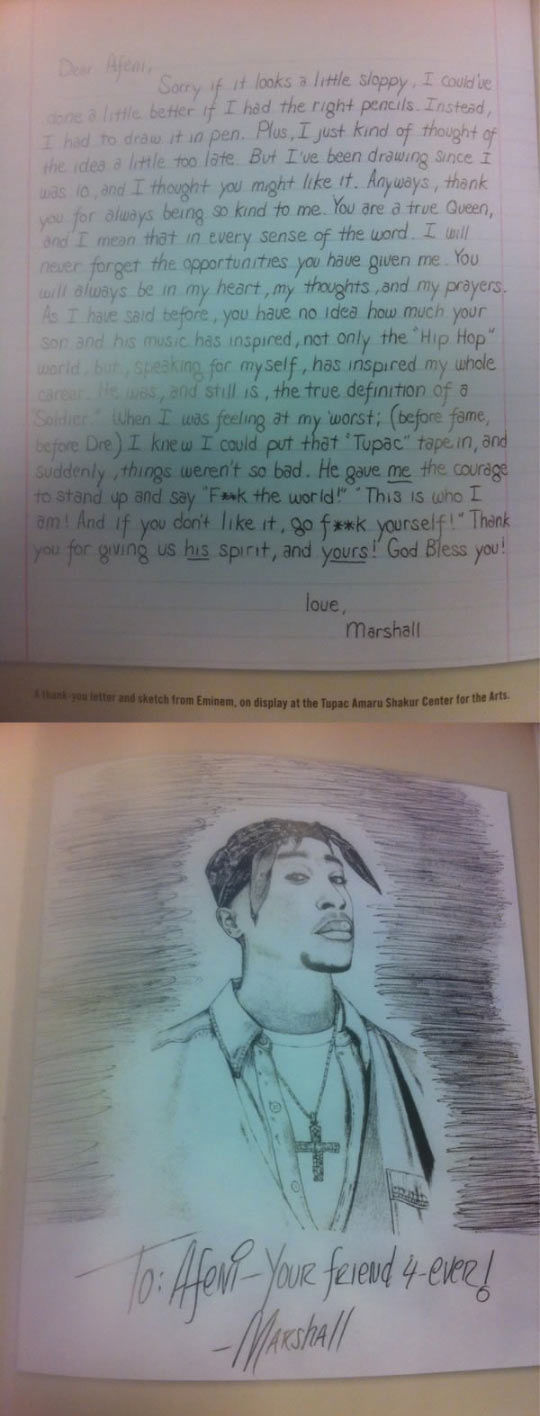 Eminem’s Letter To Tupac’s Mother Pictures, Photos, and Images for ...