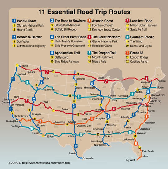 11 Essential Road Trip Routes Pictures, Photos, and Images for Facebook ...