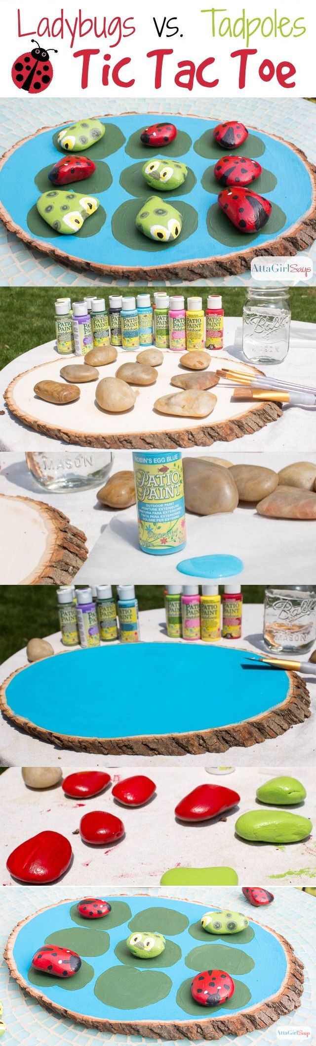 DIY Outdoor Tic Tac Toe Game Pictures, Photos, and Images for Facebook ...